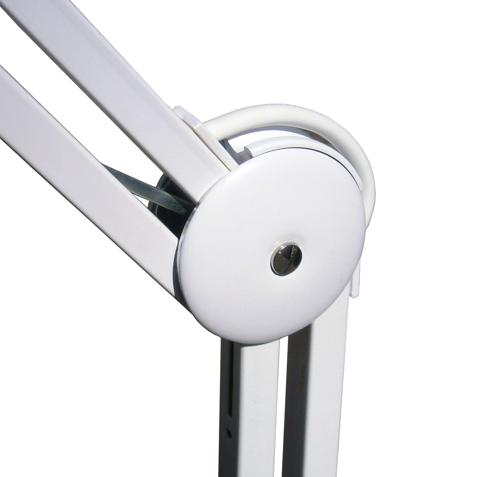 Lampada a led con lente 5 diottrie e braccio a pantografo Lampada a led con lente 5 diottrie e braccio a pantografo